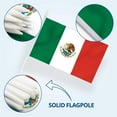 Anley Mexico Mini Flag 12 Pack - Hand Held Small Miniature Mexican ...