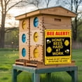 BTFSigns Bee Warning Sign - Honey Bees Hard at Work Sign,12"x 16 ...