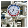 Thermo-manometer Boiler Temperature & Pressure Gauge 0-120 0-10 Bar Mearsuring Range-Fitting ...