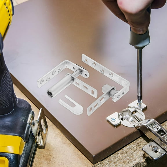 Miumaeov 360 Degree Pivot Door Hinges, Self Closing Hidden Shaft Swing ...