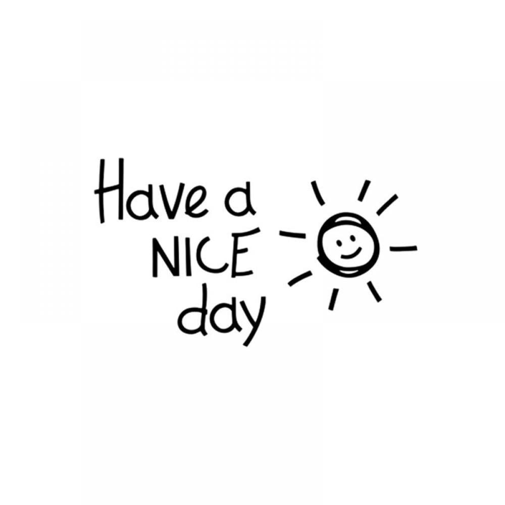 Have A Nice Day Wall Decal Sticker Vinyl Stickers For Bedroom Living have-a-nice-day-wall-decal-sticker-vinyl-stickers-for-bedroom-living