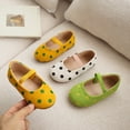 BGFIPAJG Girls' Polka Dot Ballet Flats, Kids' Elastic Strap Princess ...