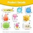 9 Pack Squishy Squeeze Toys, Slow Rising Soft Squishy Set with 9 ...