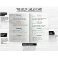 Undated Planner Daily/Weekly/Monthly Organizer - A5 Non-Dated Agenda ...