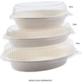CiboWares Disposable Vented Plastic Lids for 20 Ounce Containers, Case ...