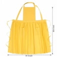 Unique Bargains Kitchen Apron Long Waist Cooking Apron 37.4x50.4in ...