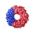 4th of July Patriotic Star Stripe Wreath,Independence Day American Flag ...