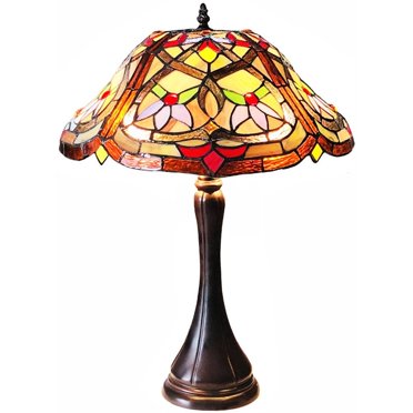 Design Toscano Lucina, Goddess of Light Stained Glass Lamp - Walmart.com