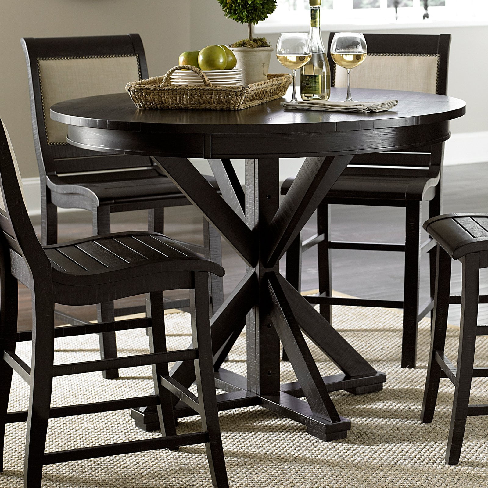 Progressive Furniture Willow Round Counter Height Dining Table ...