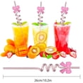 Bow Spiral Straw Cartoon Straw Drink Accessory Party Party 10pcs ...