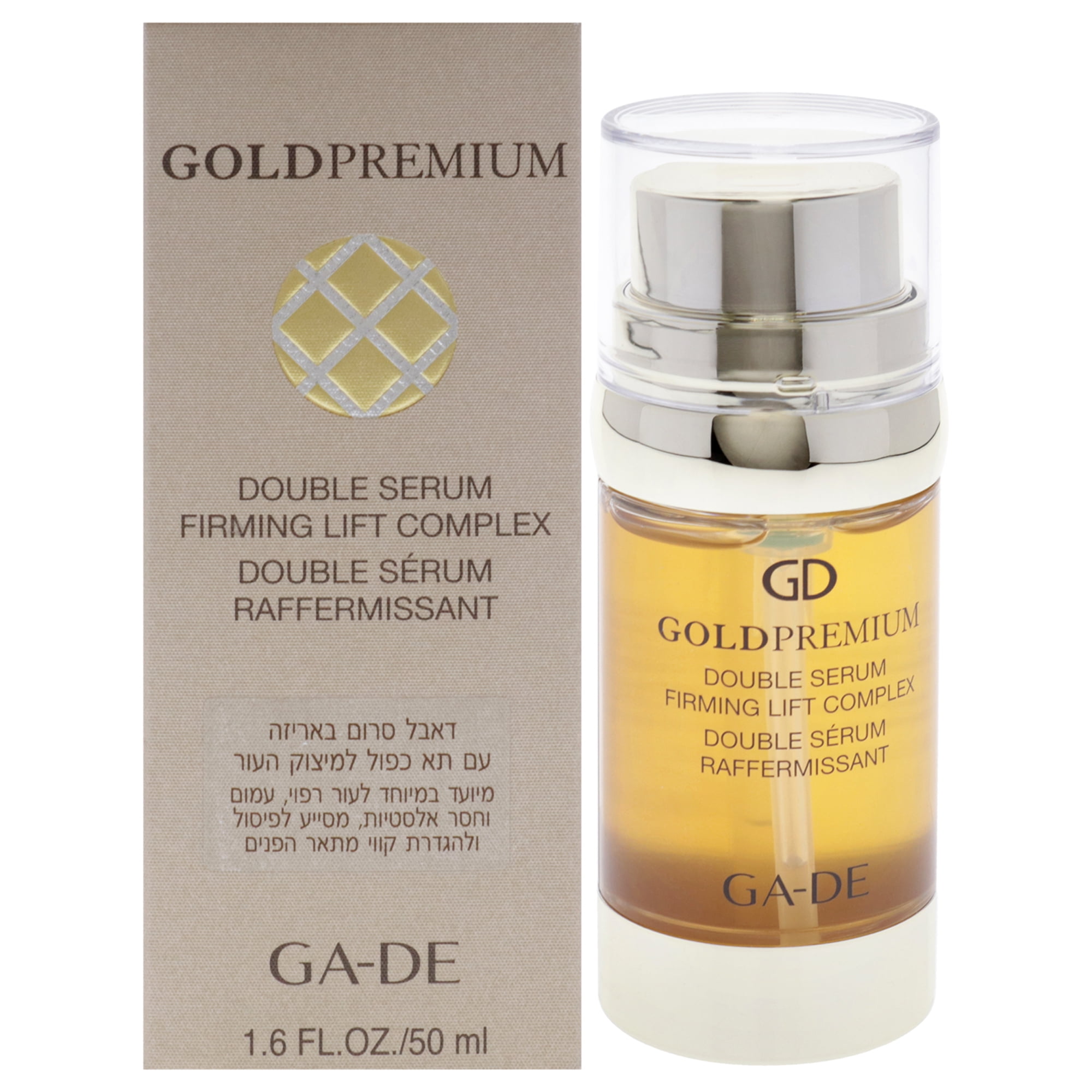 Suero Doble Reafirmante Gold Premium GA-DE 1.6 oz para Mujeres | Bodega ...