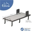 ESHINE Classic Metal Frame Electric Adjustable Folding Bed with Bed ...