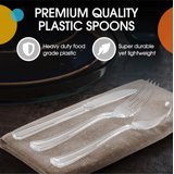 Exquisite Clear Disposable Spoons - Clear Plastic Spoons - 150 Count ...