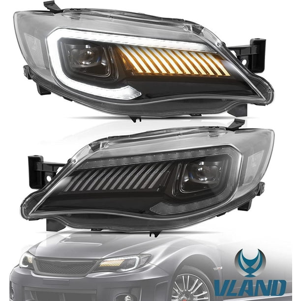 VLAND LED Headlights For Subaru WRX STI 2008-2014 [Not Fit Models with ...