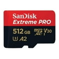 SanDisk Professional 512GB Extreme Pro microSD UHS-I Card Pair with ...