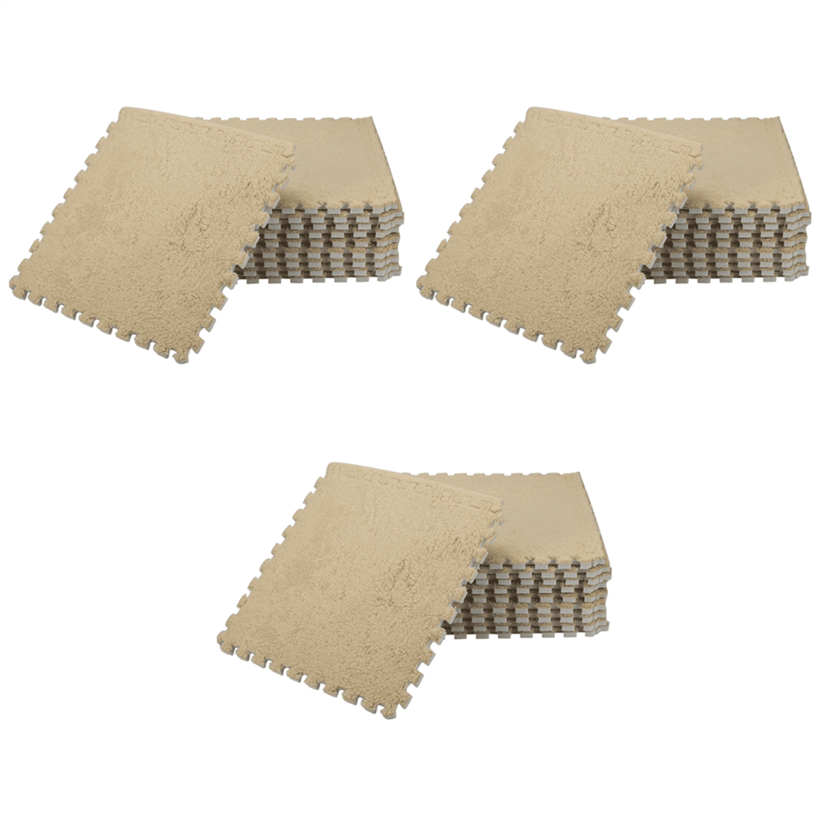 Click here for Unbranded 30 Piece Foam Eva Fuzzy Mat Flooring Flu... prices