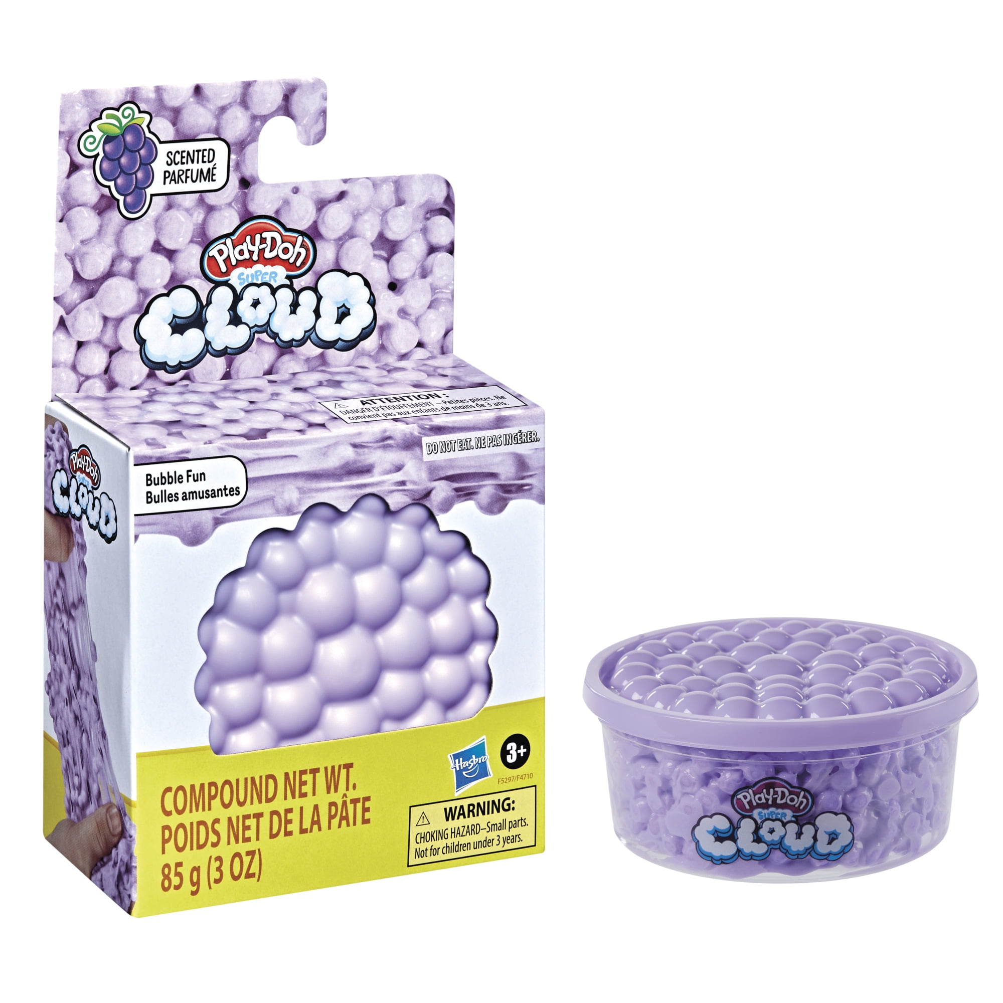 Play-Doh Super Cloud Bubble Fun Light Lavender Purple Grape Scented ...