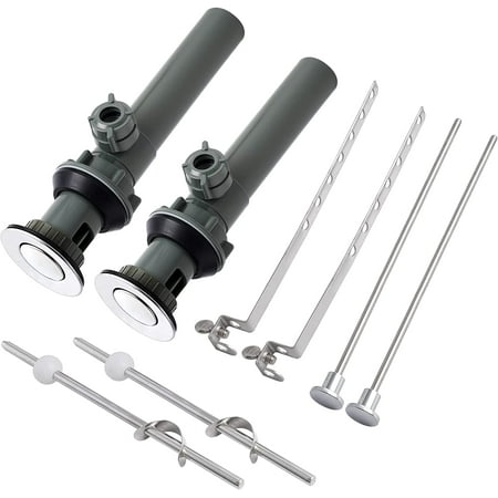 Pop Up Drain Stopper with Overflow, 2 Pack Bathroom Sink Drain with ...