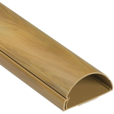 ZMLEVE TV Cord Cover | Large Decorative Cable Raceway | Wood-Grain ...