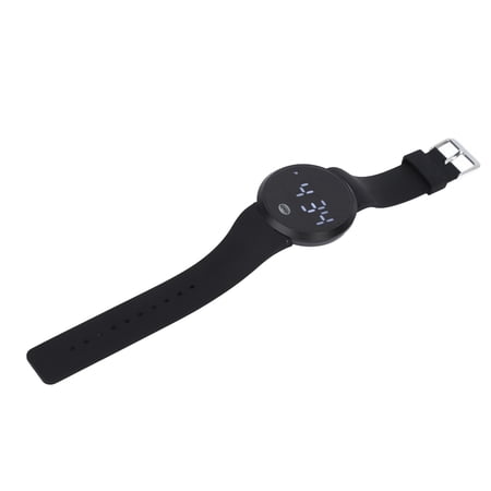 LED Digital Watch, Casual LED Watch Upgraded Waterproof Round Touch ...