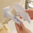 1pc Leaf-shaped three-speed adjustable soap box, wall-mounted, hole ...