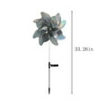 PeiBai Solar Windmill Light Reflective Pinwheels for Yard And Garden ...