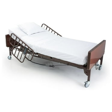 Drive Medical Full Fitted Sheets Linen Sets for Hospital Bed Bedding ...