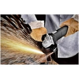 Steel Grip 4.2 amps Corded 4-1/2 in. Angle Grinder with Spindle Lock ...