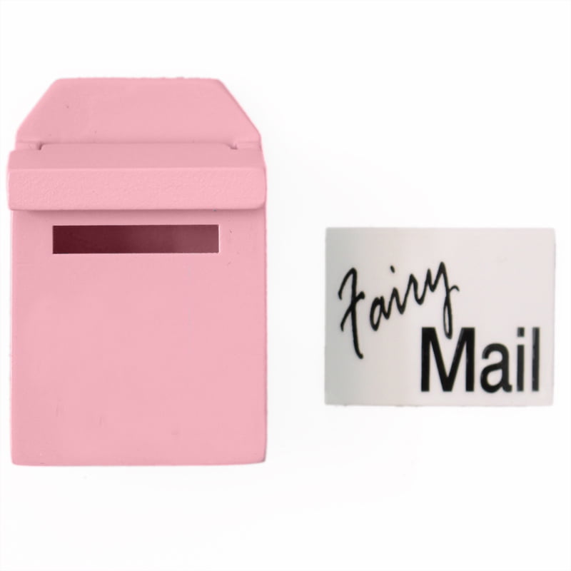 Tiny Cute Pink Mailbox Dollhouse Letters Perfect for mini mail and ...