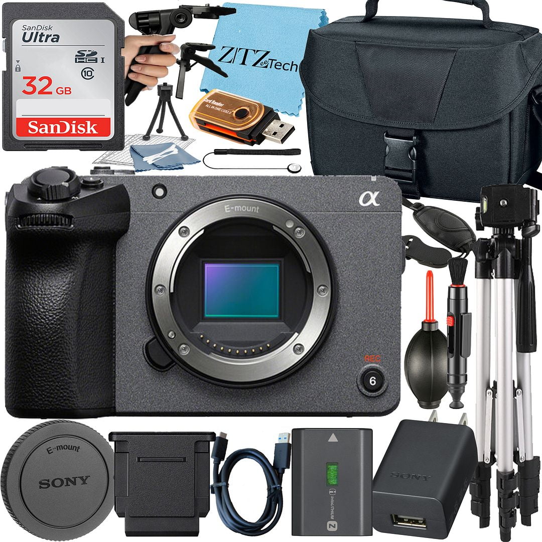 Sony FX30 Digital Cinema Camera + 32GB Memory Card + Case + Tripod ...