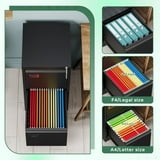 MIIIKO 2 Drawer File Cabinet,Metal Small Filing Cabinets with Lock,15 ...