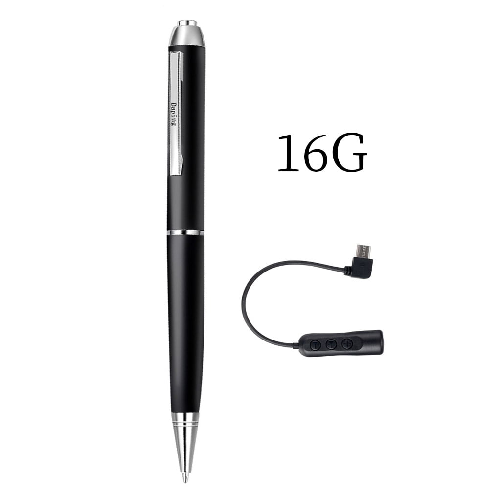 Braveheart One Button Aluminum Voice Recorder Pen Rechargeable Digital ...