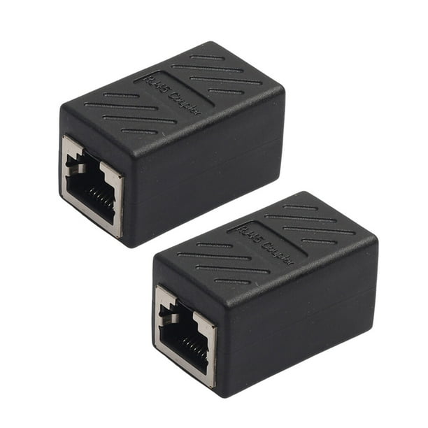 Transemion 2pcs Universal Adapter Female to Female Ethernet Network ...