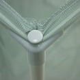 Mainstays Soft Silver 3 Bag Mesh Rolling Laundry Sorter Cart with ...