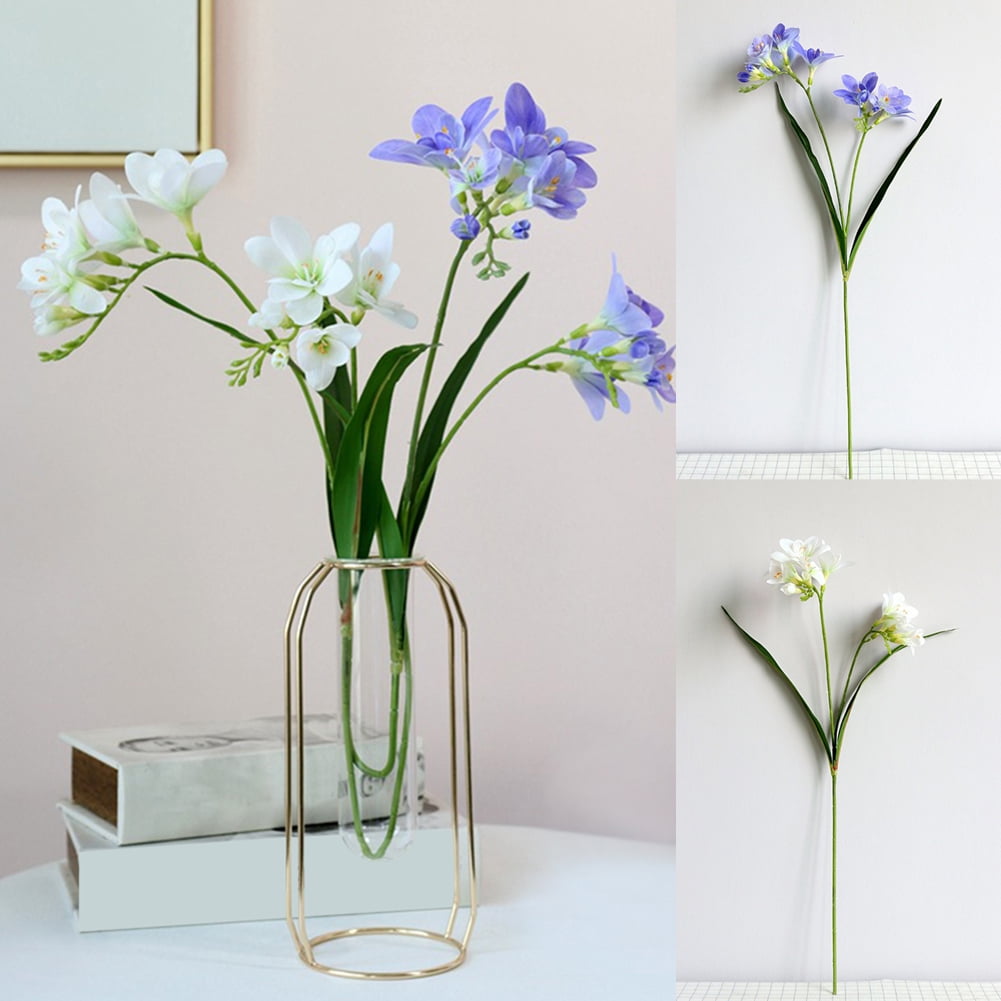 Vnanda 2Packs Artificial Flowers, Faux Flowers 2 Forks Cymbidium Orchid ... Vnanda 2Packs Artificial Flowers, Faux Flowers 2 Forks Cymbidium Orchid ...