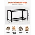 VEVOR Hamster Cage, 360° Viewing Transparent Hamster Habitats, Small ...