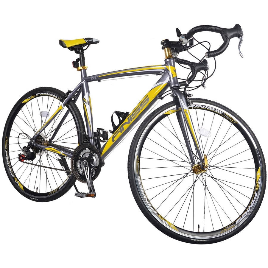 700C Merax Finiss Aluminum 21-Speed Racing Bicycle Road Bike Shimano ...