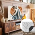 Bohemian Nordic TV Dust Cover 65 Inch, Green Orange Simple Abstract ...