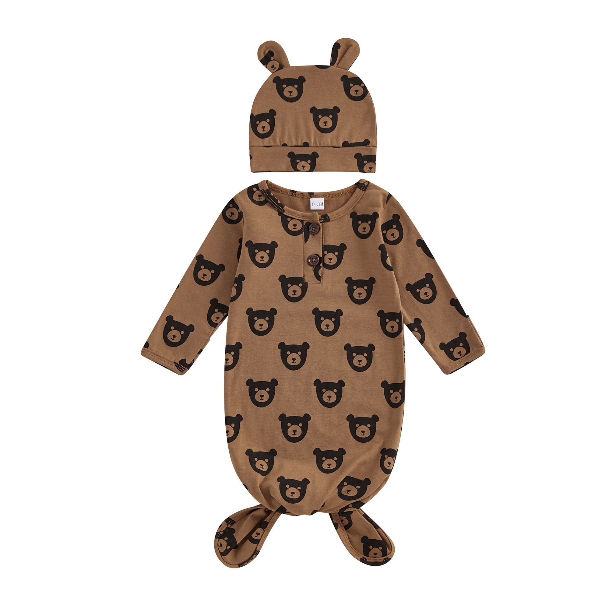 Click here for Gupgi Newborn Sleep Bag Gowns Long Sleeve Bear Pri... prices