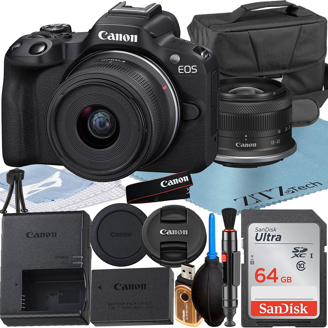 Click here for Canon Eos R50 Mirrorless Camera With Rf-S 18-45mm... prices