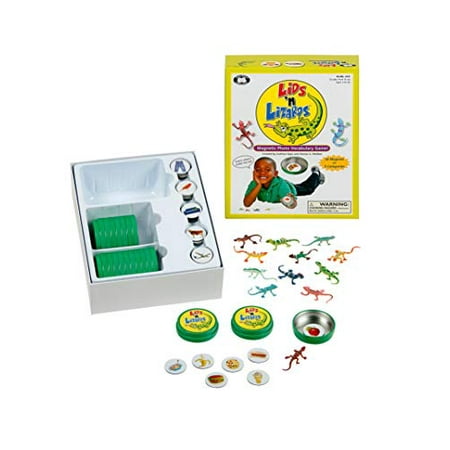 Super Duper Publications Lids `n Lizards Magnetic Photo Vocabulary Game ...