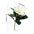 Faux Magnolia Stems Flowers 14.2in Long Artificial Magnolias for ...
