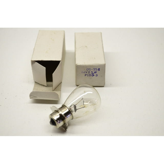 Kimpex 01-156, P15S-3 Bulb 12v 25w QTY 2 NOS - Walmart.com