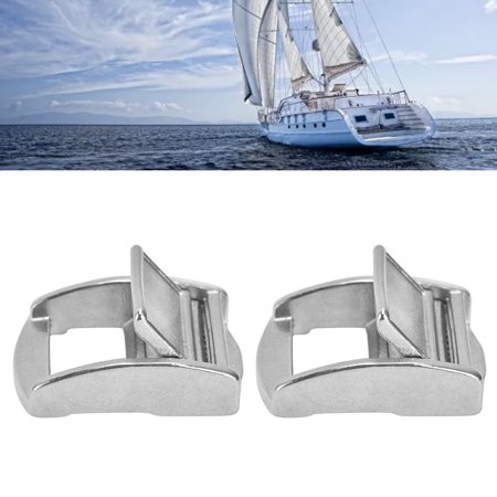 Loewten 2Pcs Press Buckles 316 Stainless Steel Spring Locking Buckle ...