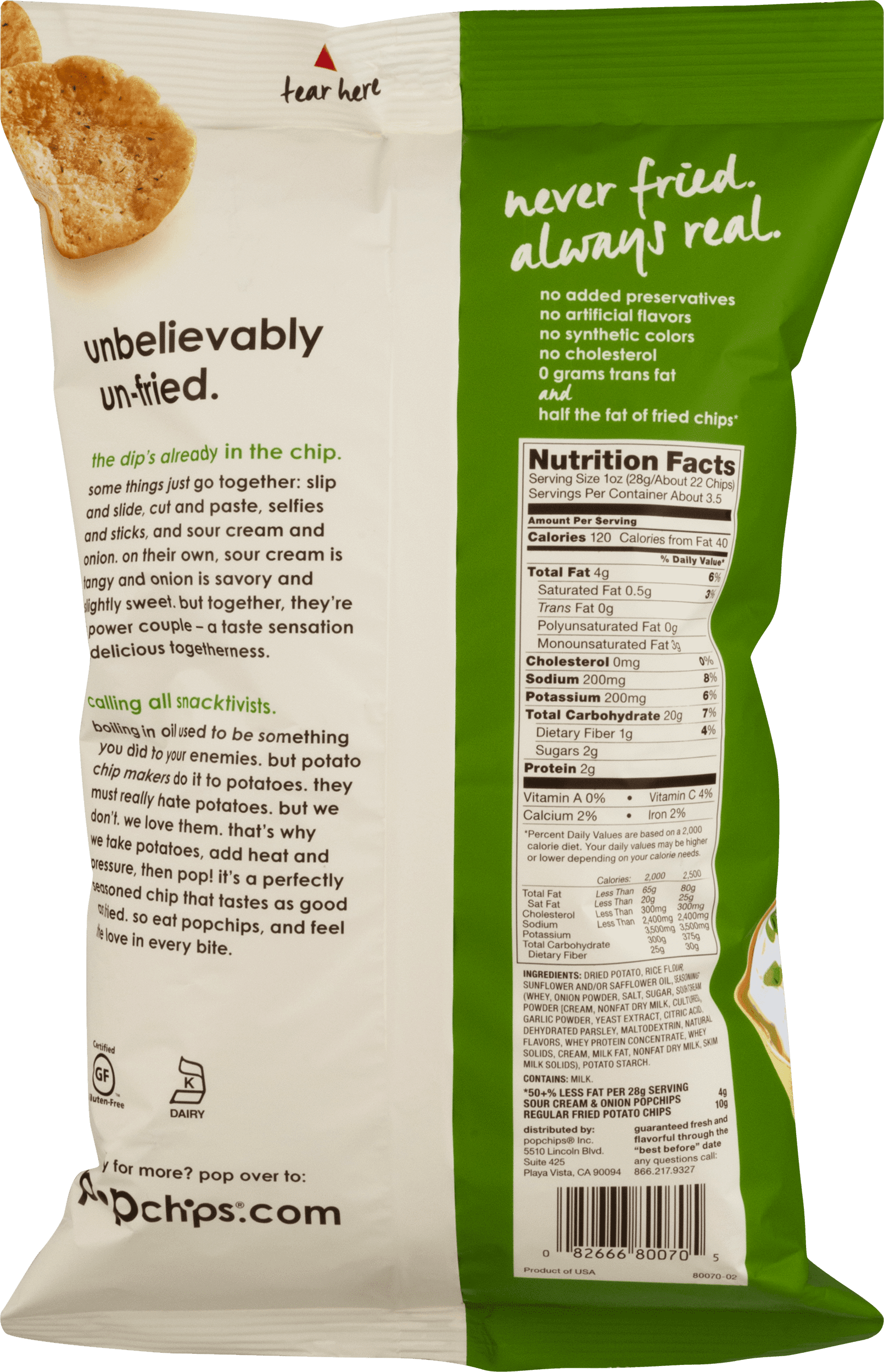 Pop Chips Nutrition Facts | Besto Blog