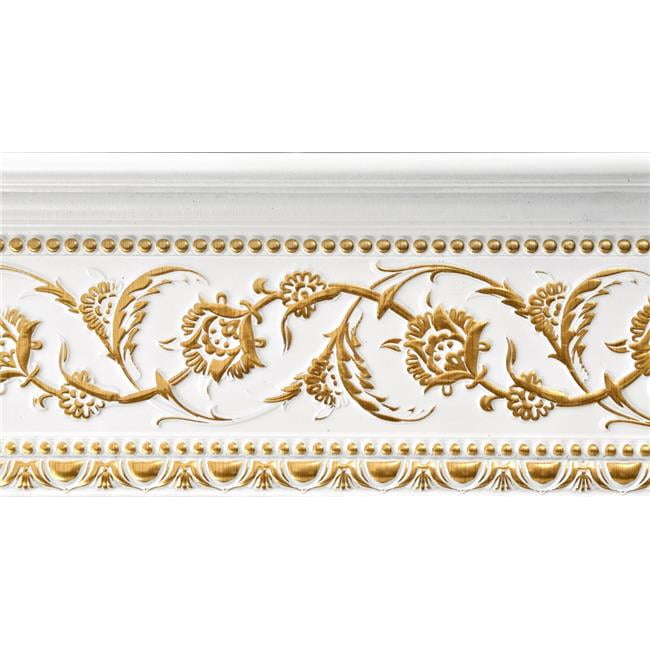 Click here for Afd Home 12019634 94 In. Gold Floral On French Whi... prices