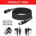 3Pin Male to Female Balanced Microphone Cable for Studio & Live Sound ...