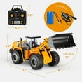 Dollar Deal Professional 11 Channel Bulldozer Toy for Kids and Adults ...