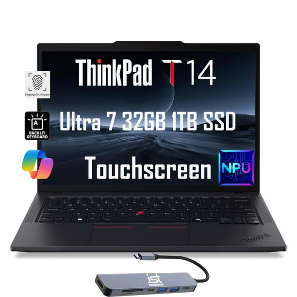 Laptop empresarial Lenovo ThinkPad T14 Gen 5 (pantalla táctil FHD+ de ...