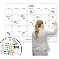 "WallDeca Large Monthly Dry Erase Whiteboard Calendar Planner: Big ...